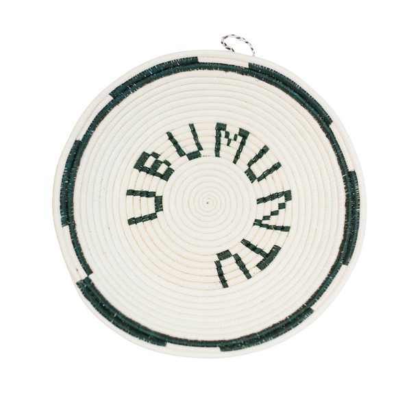 Ubumuntu Rwandan Bowl Black + White - Land of a Thousand Hills Coffee